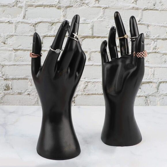 Wicked Silk | Storage & Organization | X Black Mannequin Hand Jewelry ...